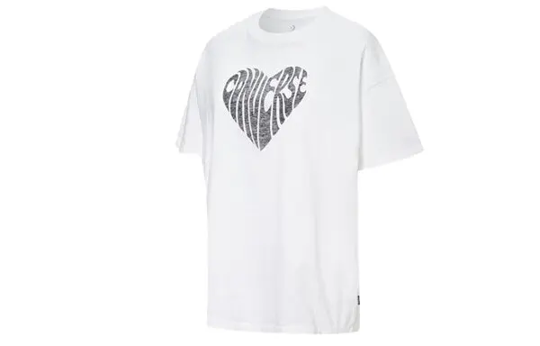 CONVERSE Heart Graphic T-shirt - White