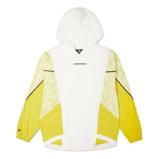 CONVERSE Athleisure Casual Sports Hoodie With Contrasting Panels - Default Color