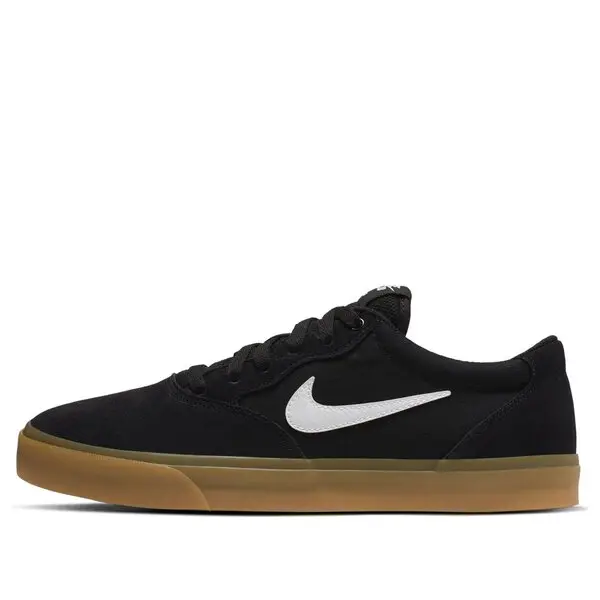 Nike Chron Slr Sb Gum Low Top Sneakers - Black