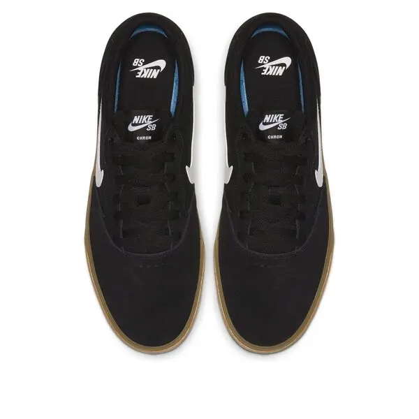 Nike Chron Slr Sb Gum Low Top Sneakers - Black