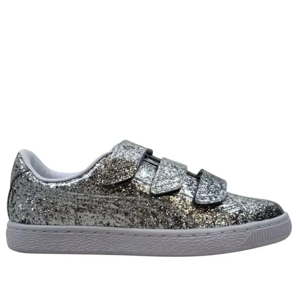 PUMA Basket Strap Glitter Sneakers