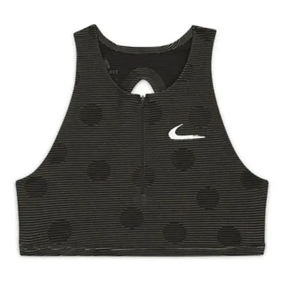 Nike X Off-white Cropped Top - Black/white