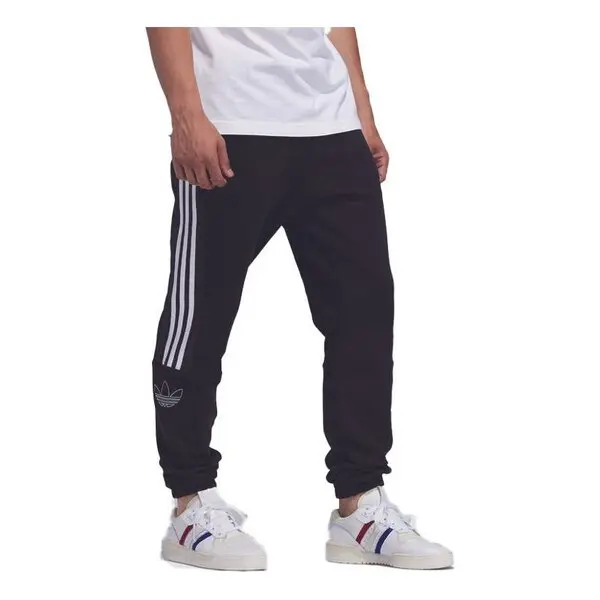 Adidas Originals Outline Trefoil Joggers - Black