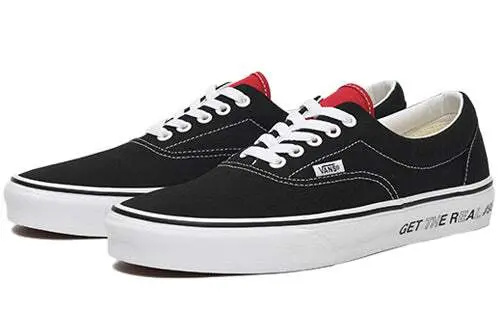 VANS Era "get The Realblack Red" Sneakers - Black/red