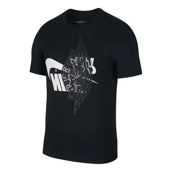 JORDAN Futura Wings Logo Short Sleeve 'black