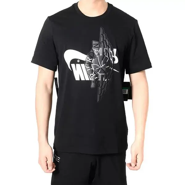 JORDAN Futura Wings Logo Short Sleeve 'black