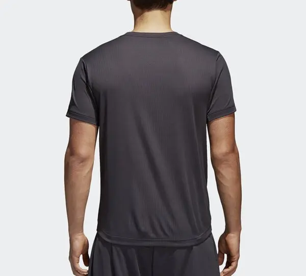 Adidas Logo Printing Sports Short Sleeve T-shirt - Black