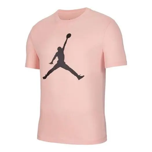JORDAN Jumpman Short Sleeve Coral T-shirt - Red