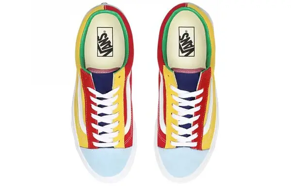 VANS Style 36 "sunshine Multi" Low Top Sneakers - Yellow/blue