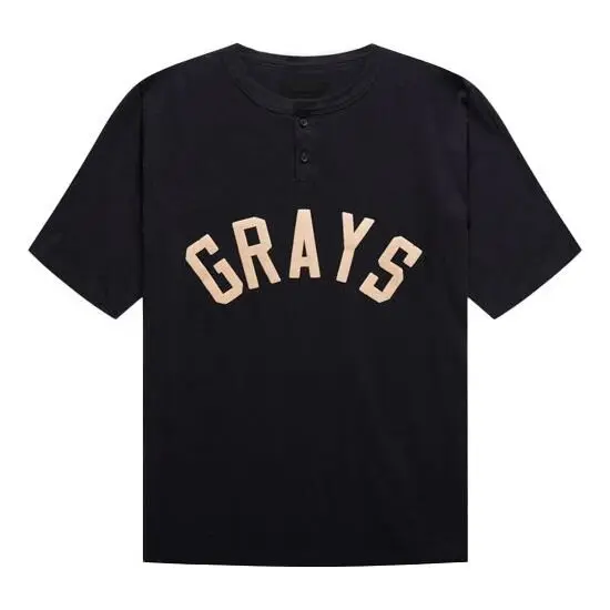 Fear Of God Grays Henley 'vintage - Black
