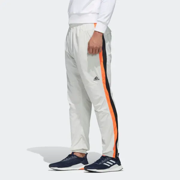 Adidas M Mh Cb Pnt Stripe Loose Sports Pants Gray