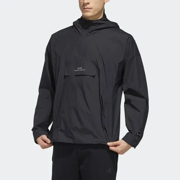 Adidas Logo Hooded Anorak Jacket