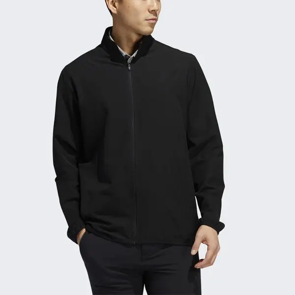Adidas Sports Windproof Woven Stand Collar Jacket