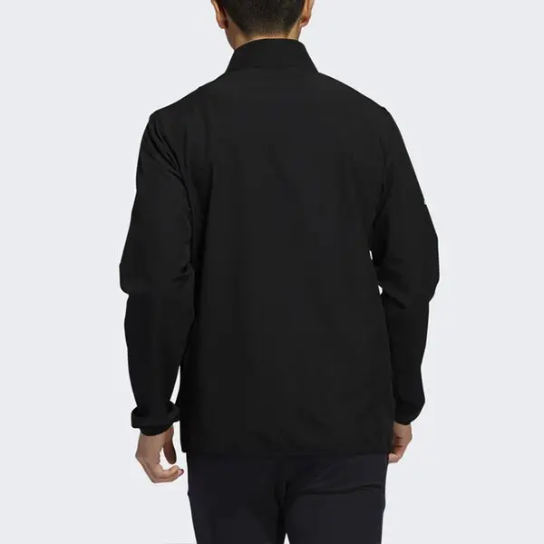 Adidas Sports Windproof Woven Stand Collar Jacket