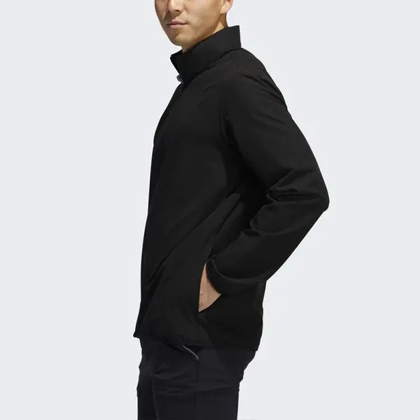 Adidas Sports Windproof Woven Stand Collar Jacket