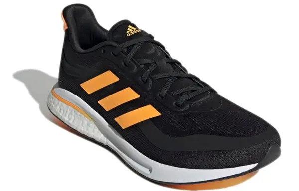 Adidas Supernova M Athletic Lace-up Sneakers - Black/yellow