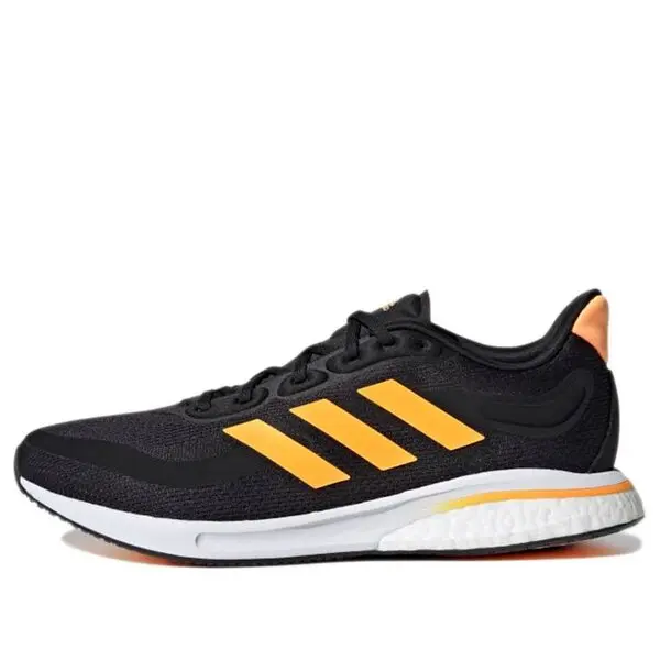 Adidas Supernova M Athletic Lace-up Sneakers - Black/yellow
