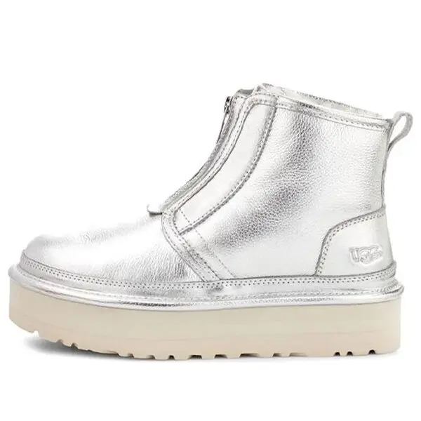 UGG Neumel Zip-up Boot - Silver