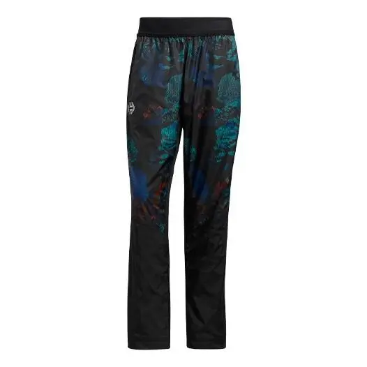 Adidas Hrdn Nxt Pant Flowery Printed Basketball Pants - Black