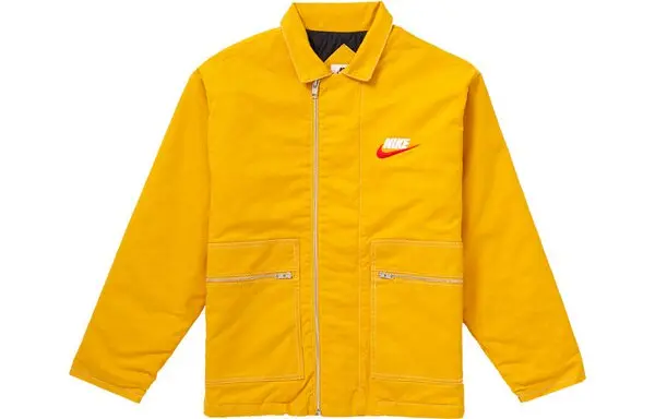 Supreme Fw18 X Nike Double Zip Quilted Work Jacket