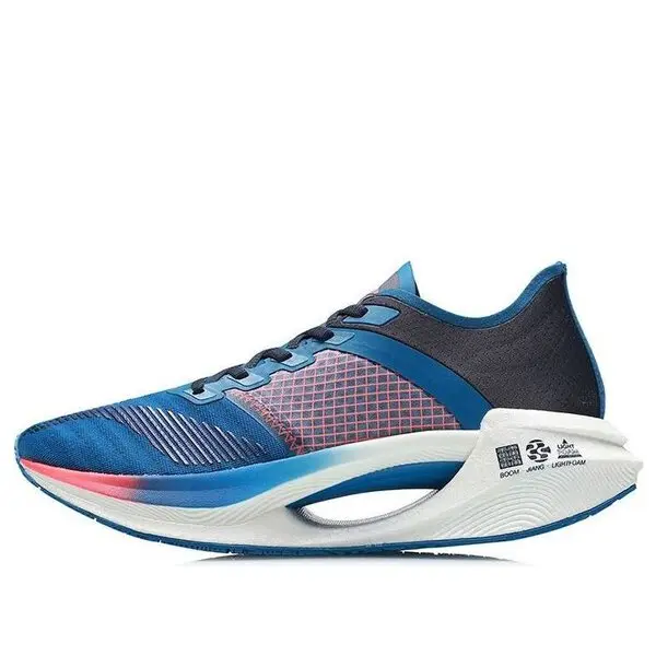 LI-NING Essential "blue Orange" Arhr121-4 Athletic Sneakers