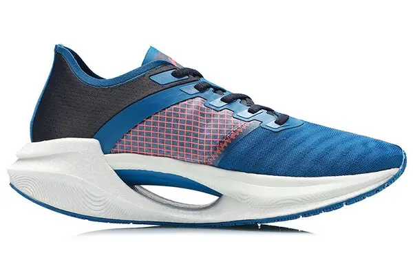 LI-NING Essential "blue Orange" Arhr121-4 Athletic Sneakers