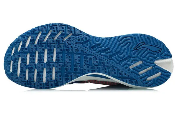 LI-NING Essential "blue Orange" Arhr121-4 Athletic Sneakers