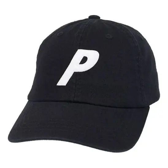 PALACE P 6-panel Logo Cap - Black