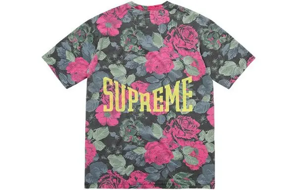 Supreme Ss18 Flowers Tee Short Sleeve