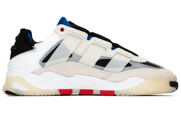 Adidas Originals Niteball Sneakers - White/blue/black