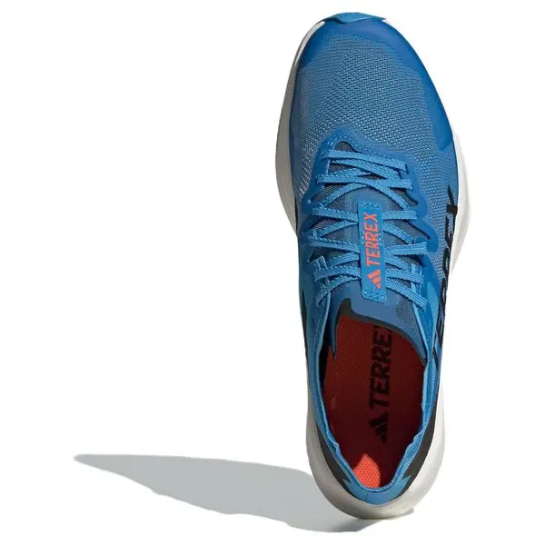 Adidas Agravic Speed Trail Running Shoes - Blue/white/black