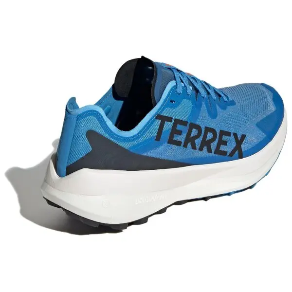 Adidas Agravic Speed Trail Running Shoes - Blue/white/black