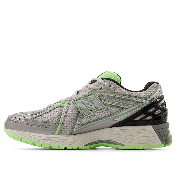 NEW BALANCE 1906r Sneakers - Dark Silver Metallic/mint Flash/lime Leaf
