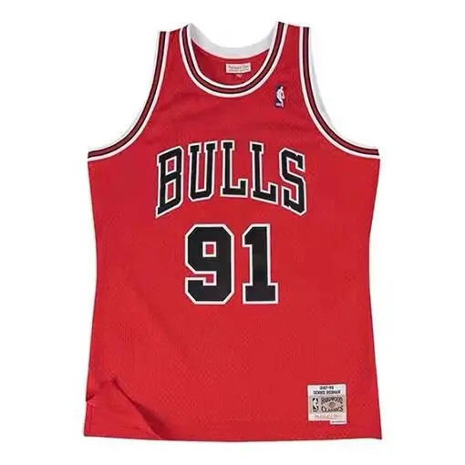 Mitchell & Ness Nba Chicago Bulls 97-98 Dennis Rodman Jersey - Red
