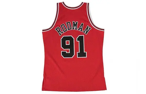 Mitchell & Ness Nba Chicago Bulls 97-98 Dennis Rodman Jersey - Red