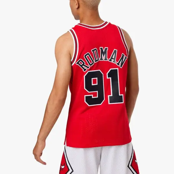 Mitchell & Ness Nba Chicago Bulls 97-98 Dennis Rodman Jersey - Red