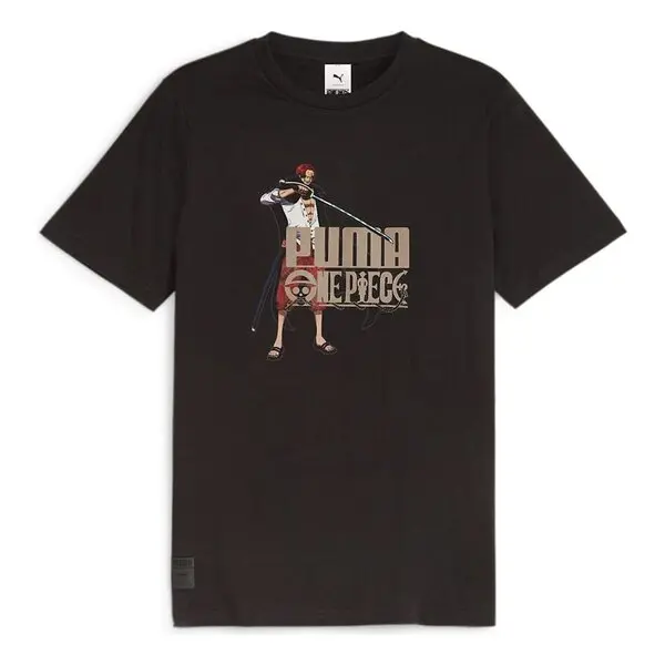 PUMA X One Piece Graphic T-shirt - Black