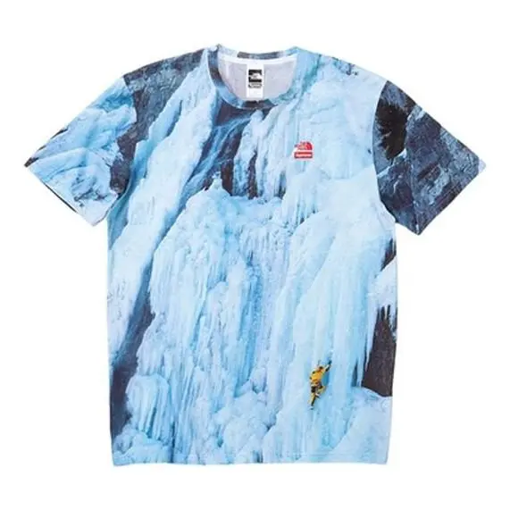 Supreme X The North Face Ice Climb Tee - Blue