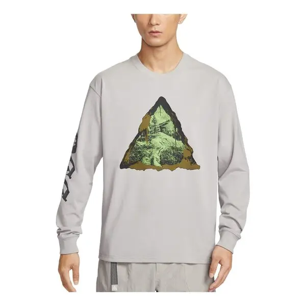 Nike Dri-fit Long Sleeve T-shirt - Grey