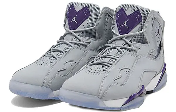 JORDAN True Flight Sneakers - Wolf Grey/purple