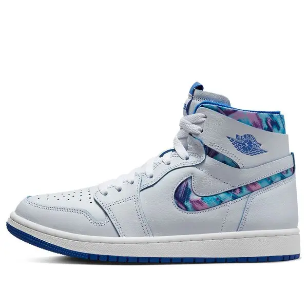 JORDAN Air 1 High Zoom Cmft Gc "25 Years In China" Sneakers - White/blue
