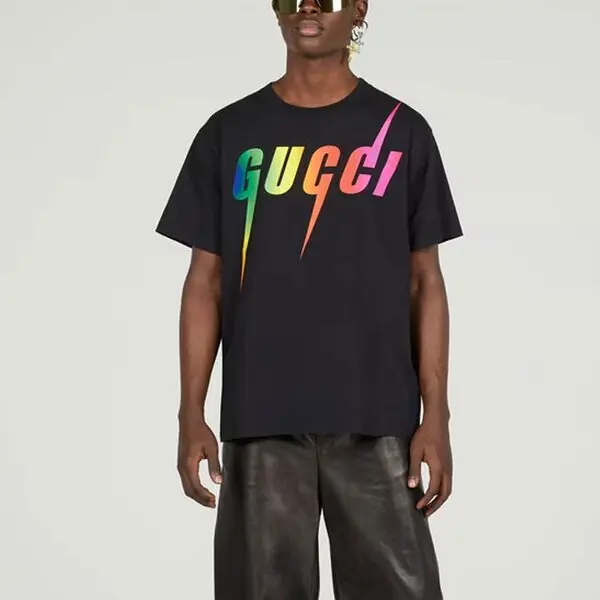 Gucci Rainbow Blade Tee 'black