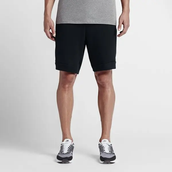 Nike Tech Fleece Alphabet Logo Lacing Loose Shorts