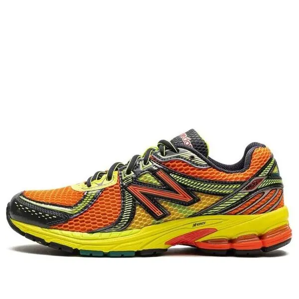 NEW BALANCE X Aimé Leon Dore 860 V2 Sneakers - Orange/yellow