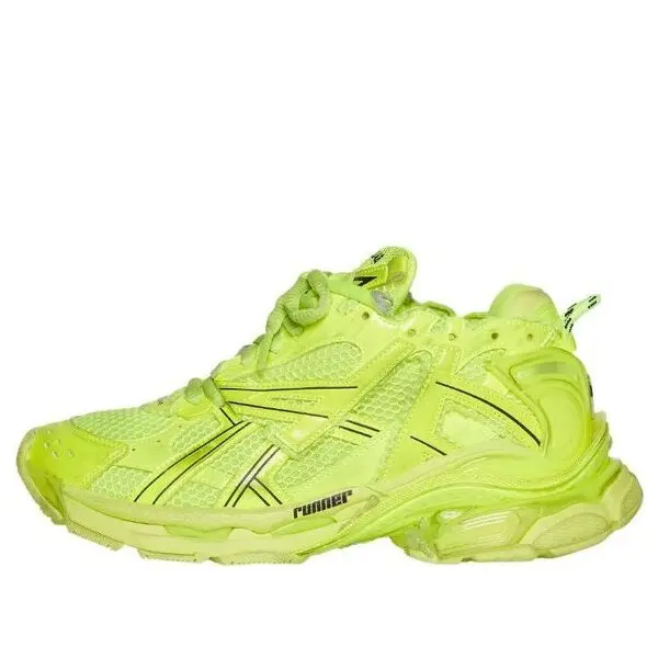 Balenciaga Runner Sneakers - Yellow/black