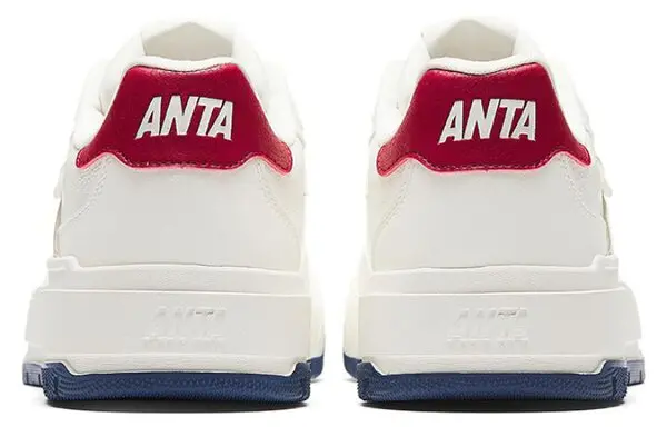 ANTA 982 Low Top Sneakers - White/red/navy