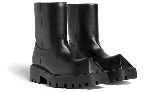 Balenciaga Rhino Boots In Smooth Calfskin