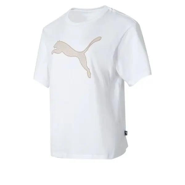 PUMA Graphic Sport T-shirt - White/beige