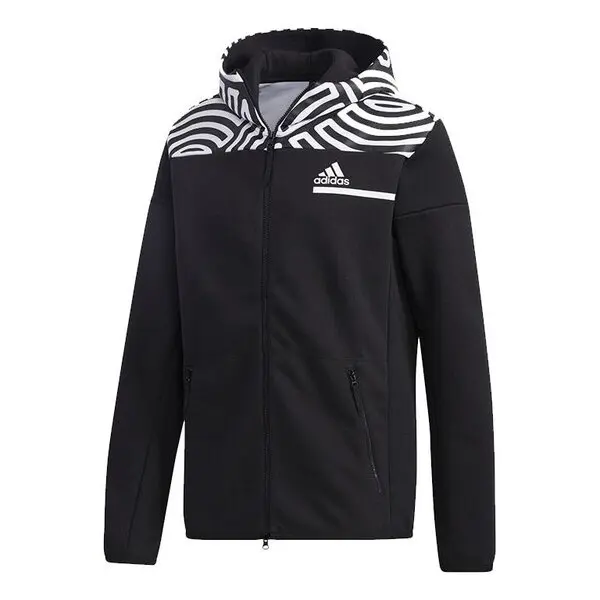 Adidas X Hiroko Z.n.e. Color Contrast Hooded Jacket - Black