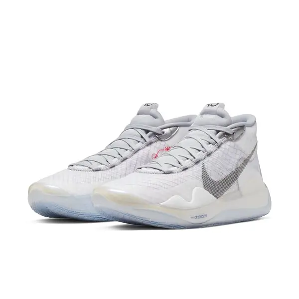 Nike Zoom Kd Nrg Ep "wolf Grey" Sneakers - White/black-wolf Grey